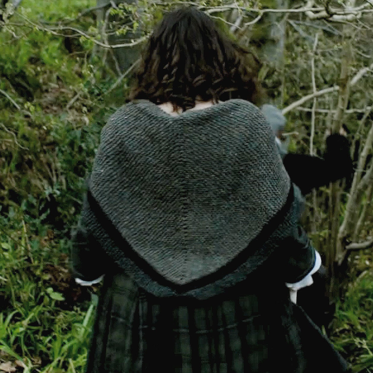 Rent Shawl, Outlander Claire Fraser, Triangle Tweed Highlands Wool ...