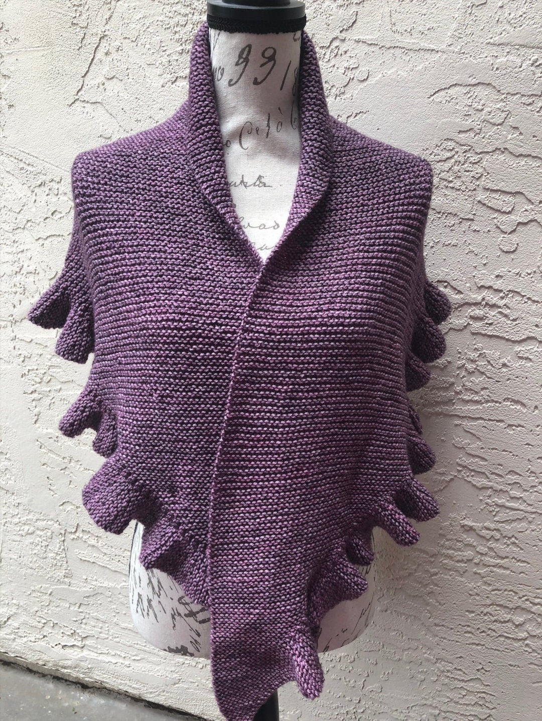 Jenny's Shawl Outlander, Sontag Shawl, Hand Knit Merino Wool, 4 Color ...