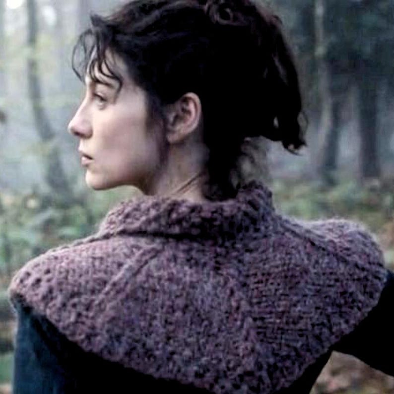 Claire's Outlander Capelet Knitting Pattern, Shoulder Wrap (PDF Pattern ...