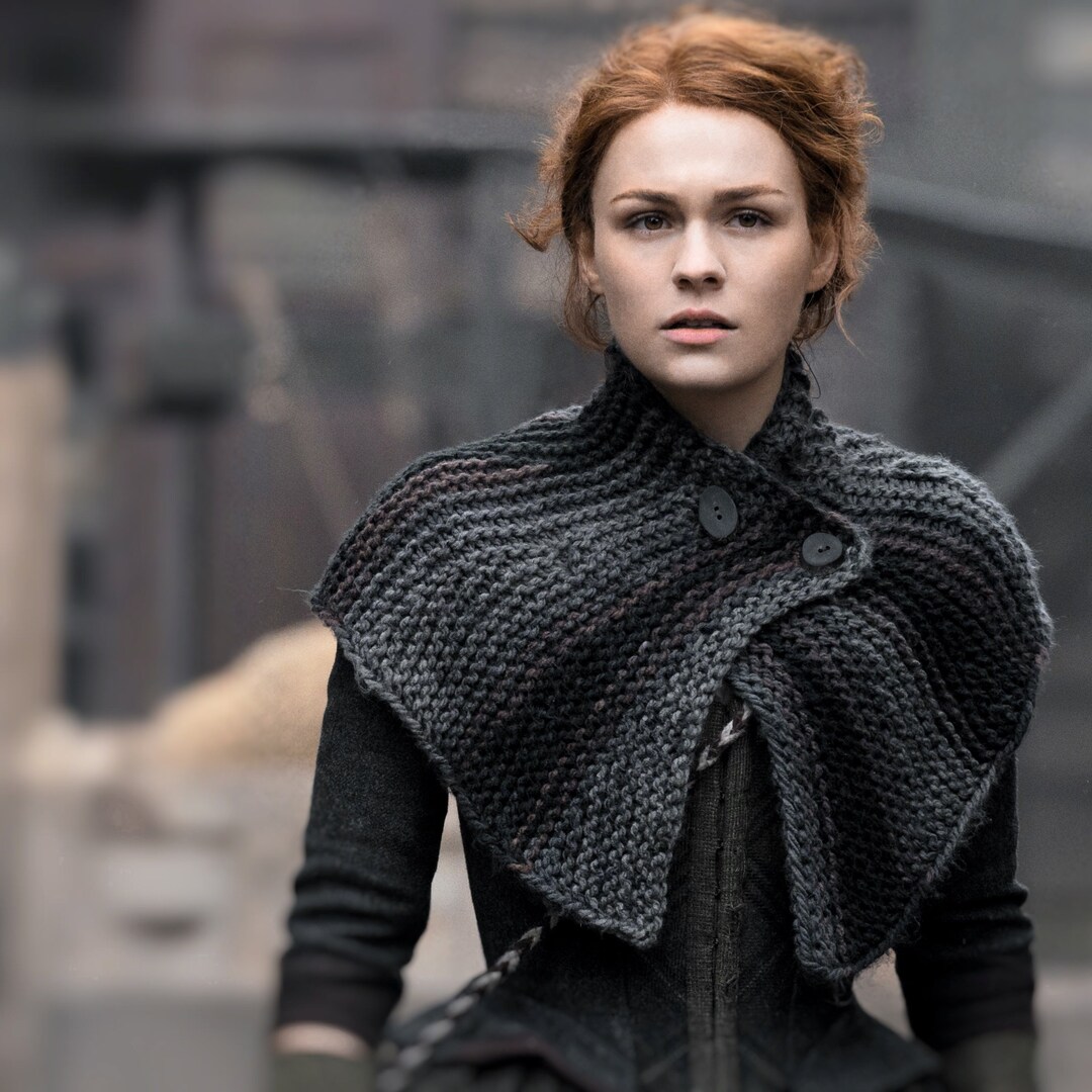 Outlander Brianna's Capelet, Season 4 Cape, Custom Knit in 3 Color ...
