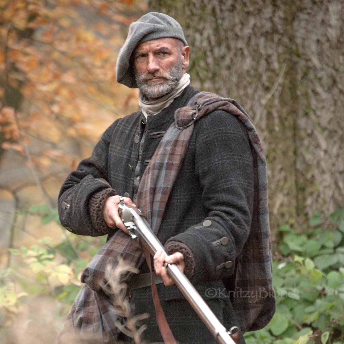 Outlander Tam Scottish Bonnet Hand Knit Felted Highlands - Etsy