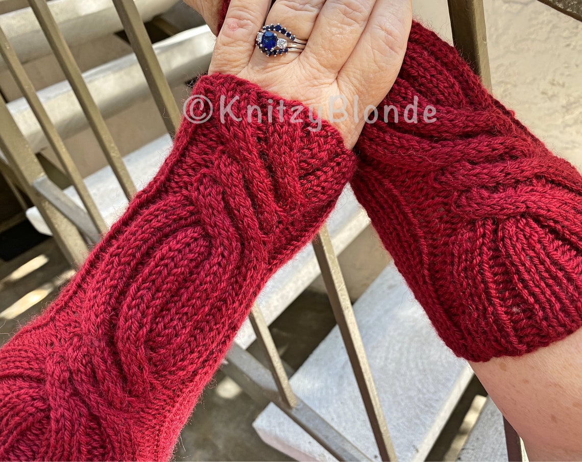 Claire's Gauntlets Outlander Fingerless Wool Mitts 6 - Etsy