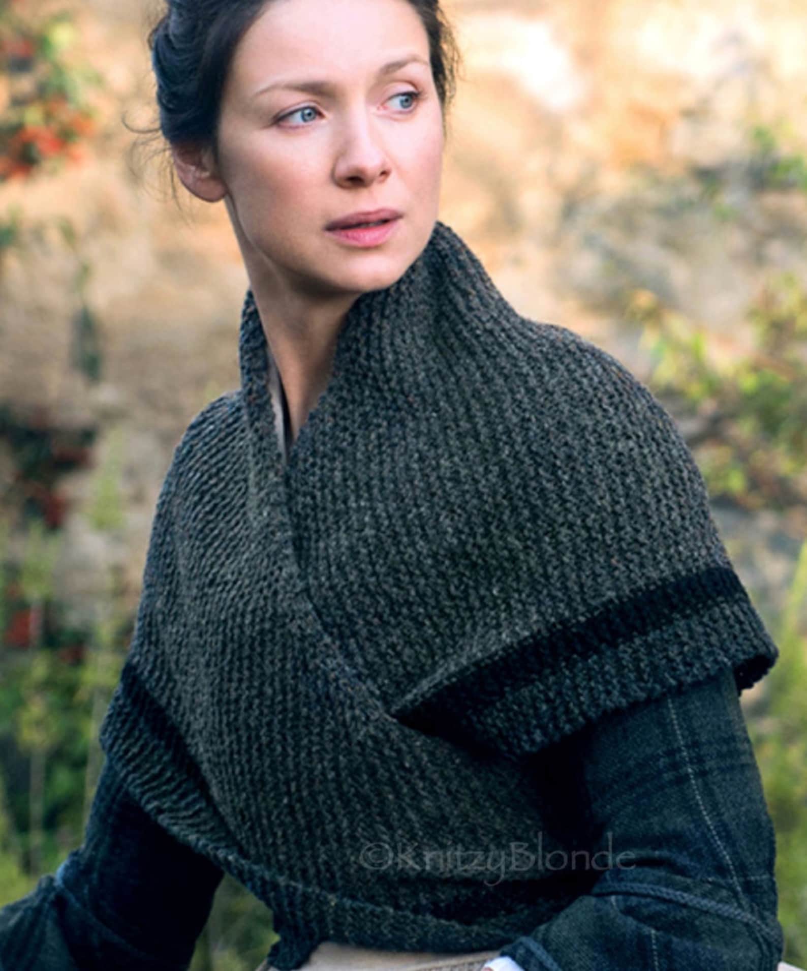 Outlander-inspired Claire Rent Shawl Triangle Tweed Highlands | Etsy