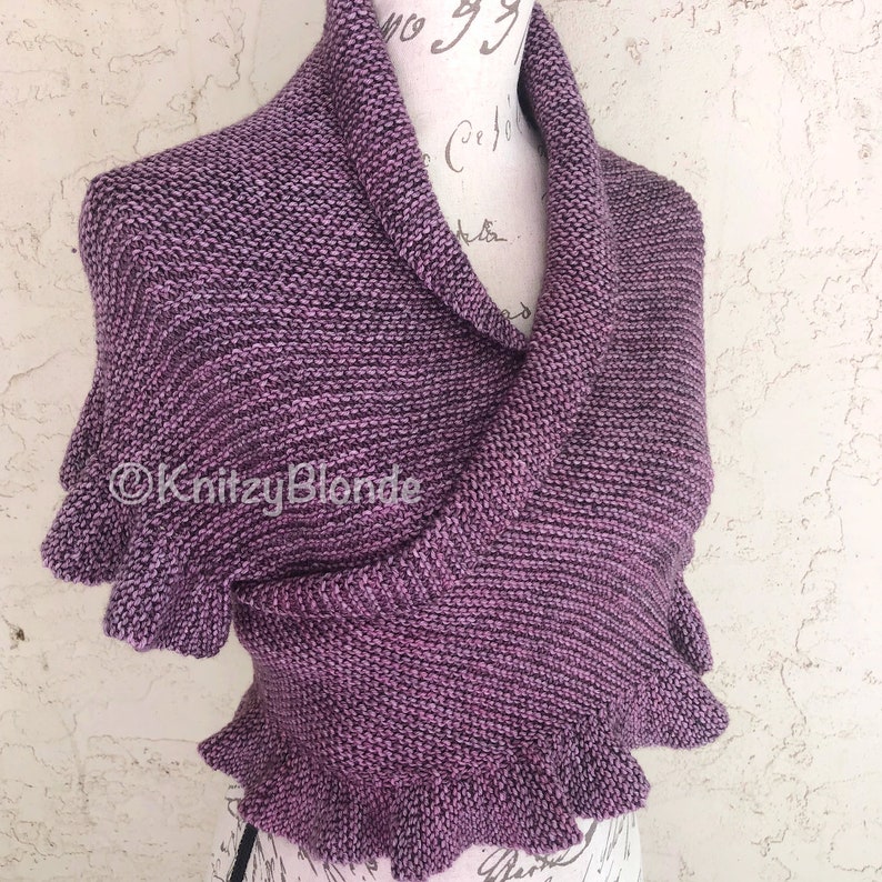 Jenny's Shawl Outlander Sontag Shawl Hand Knit Merino - Etsy