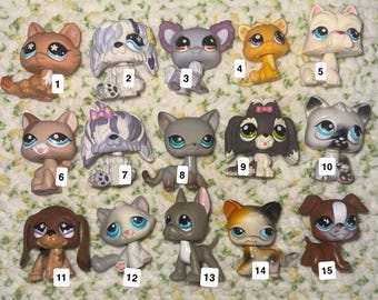 Littlest Pet Shop Golden Retriever Toy LPS Hasbo - Etsy
