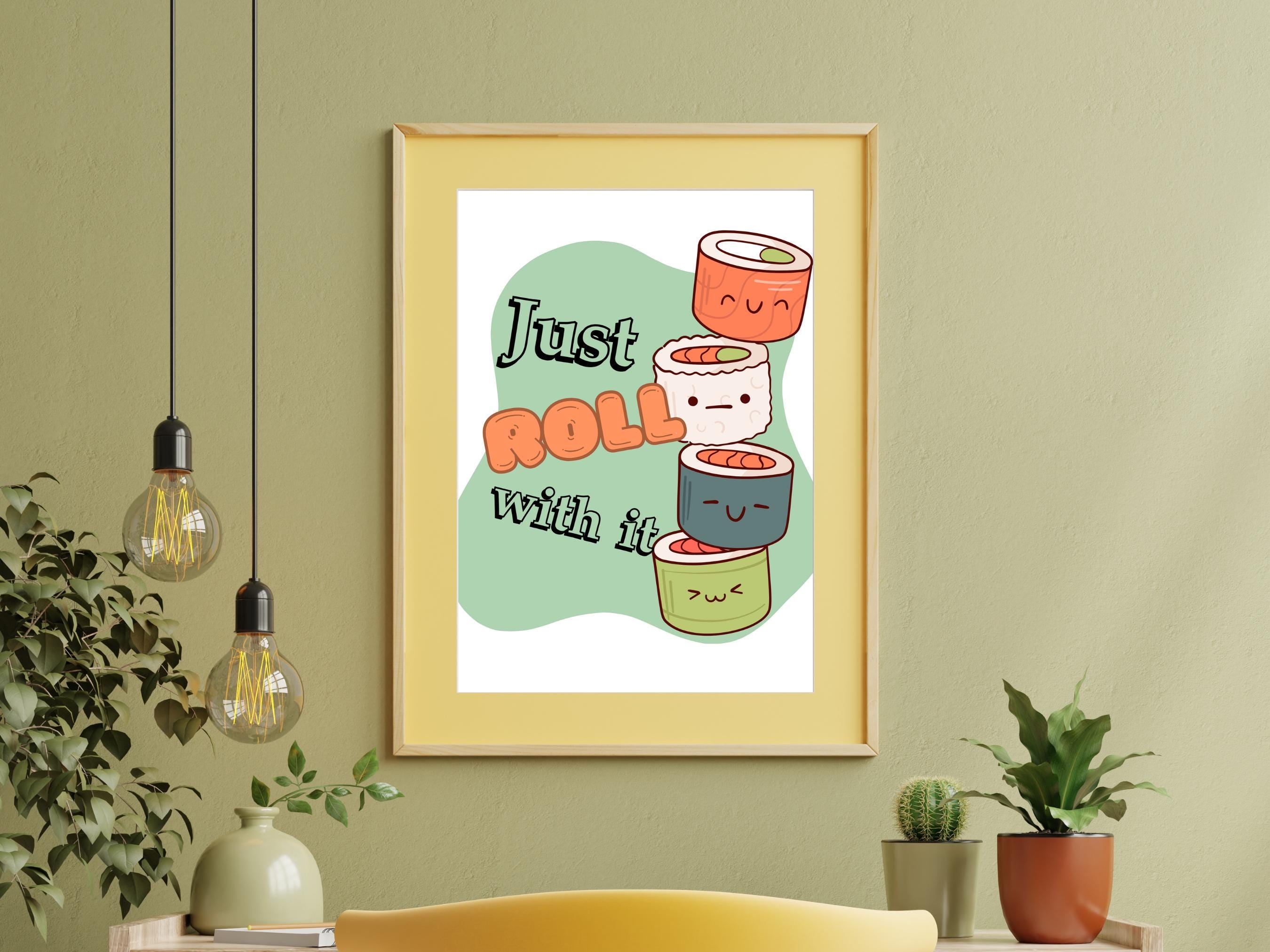 Kawaii Posters Printable Cute Kawaii Wall Art Funny Pun Artwork for ...
