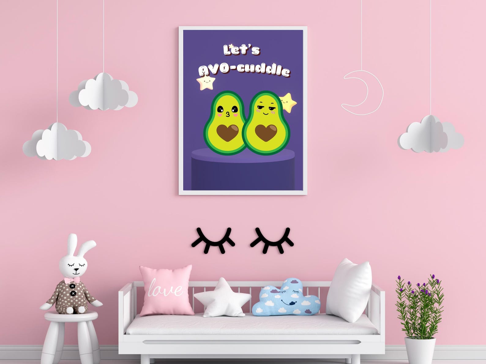 Kawaii Posters Printable Cute Kawaii Wall Art Funny Pun Artwork for ...