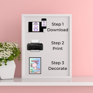 Kawaii Posters Printable Cute Kawaii Wall Art Funny Pun Artwork for ...