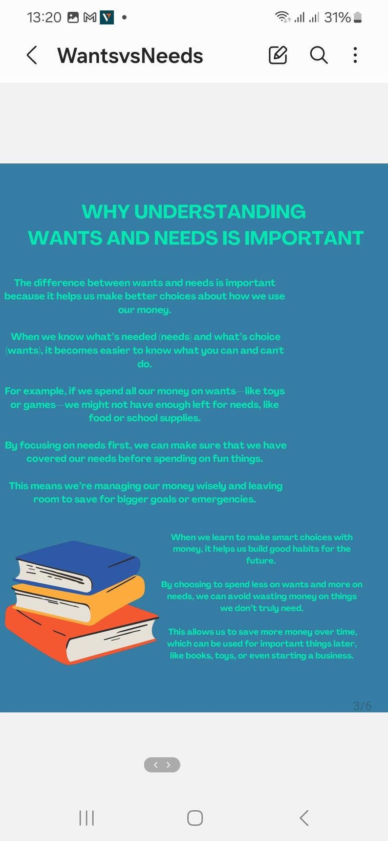 Money for Kids : Wants Vs Needs - Etsy