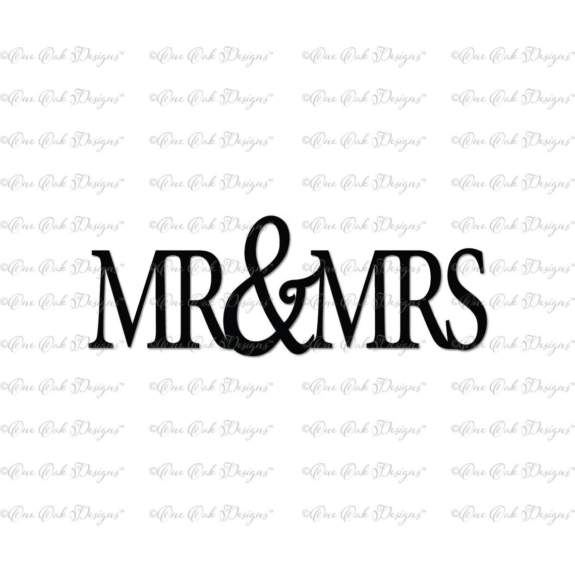 Mr & Mrs SVG DXF PNG File for Cameo, Cricut and Other Electronic ...