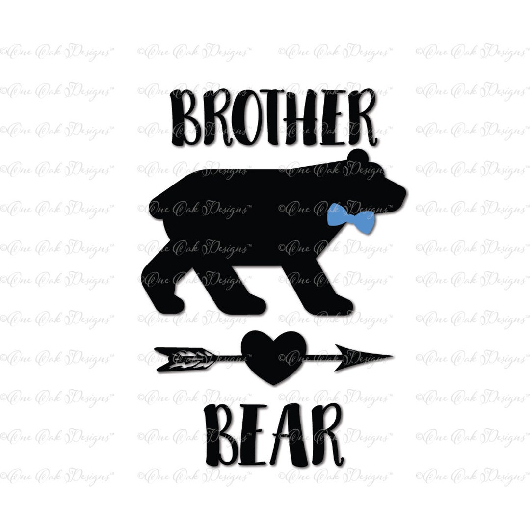 Brother Bear SVG DXF PNG File for Cameo Cricut and Other Electronic ...
