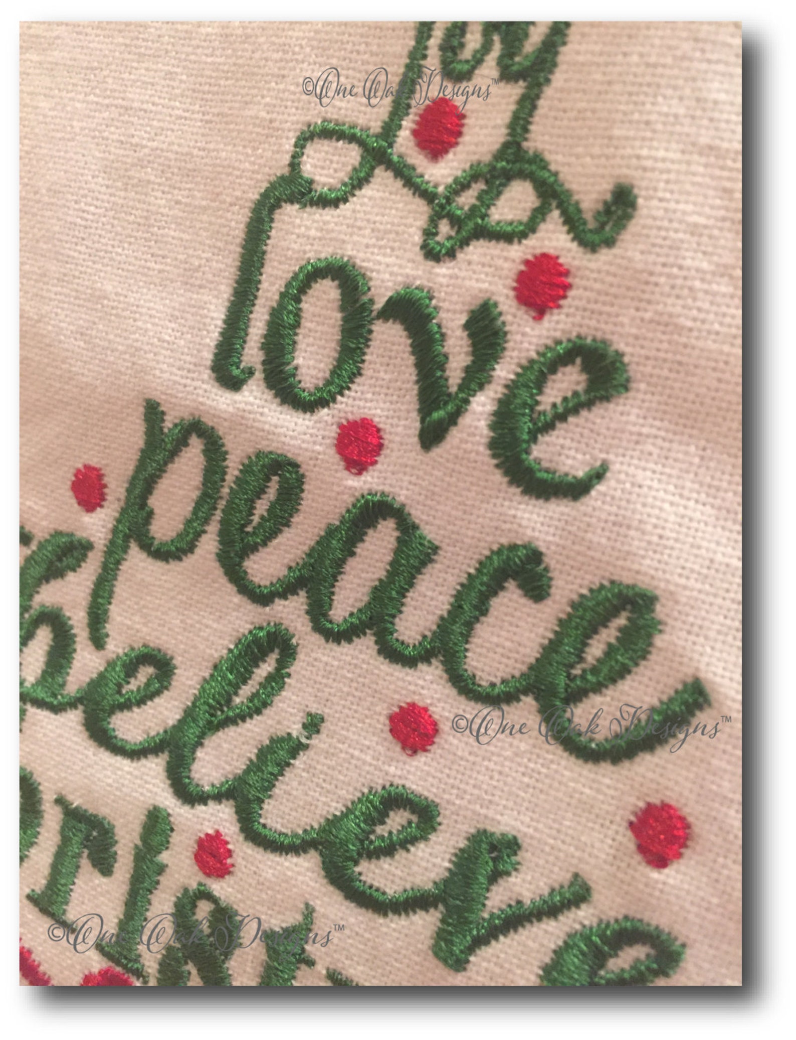 Christmas Tree Word Art Embroidery Dst / Exp / Jef / Pes / Vip / VP3 ...