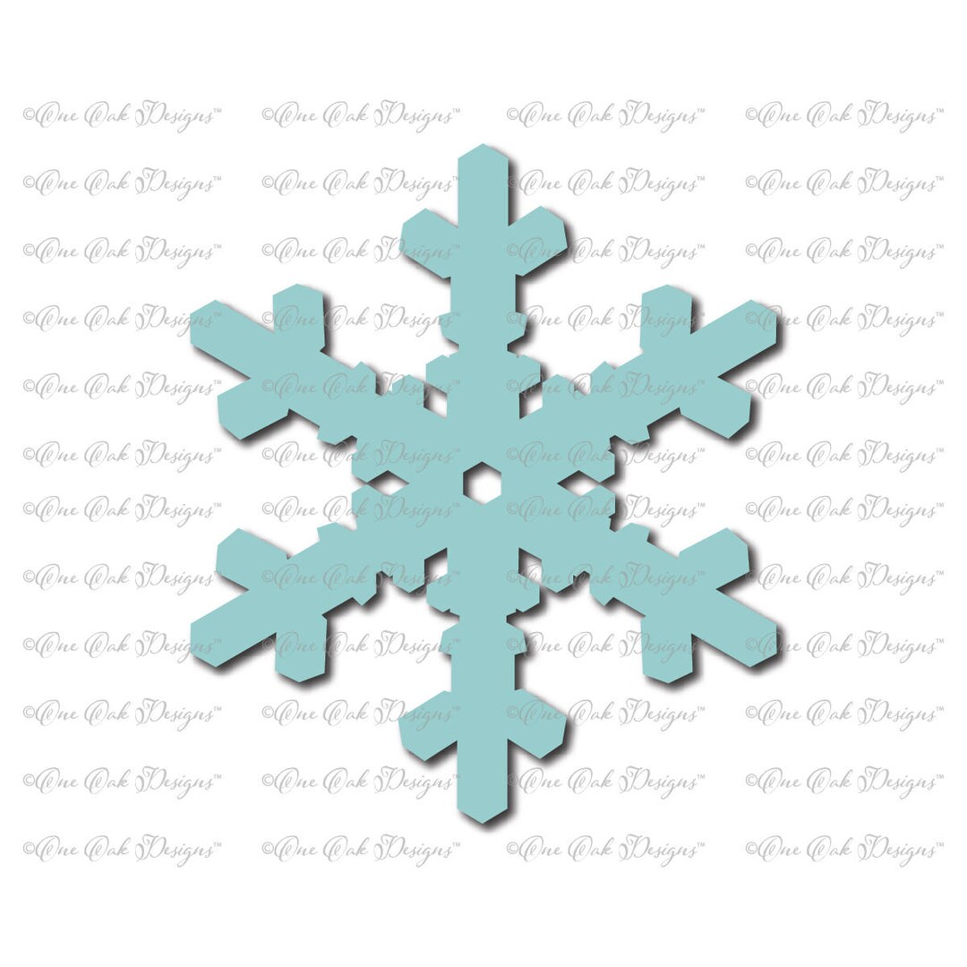 Snowflake SVG File Svg / Dxf / Pdf / Jpg / Png / for Cameo, Cricut ...