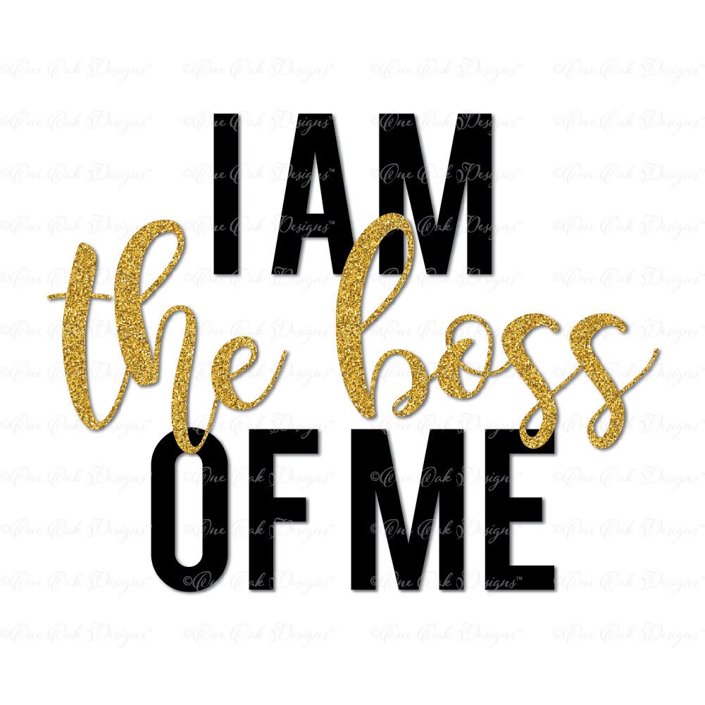 Soy el jefe de mí SVG Archivo / dxf / png / para Cameo para - Etsy España