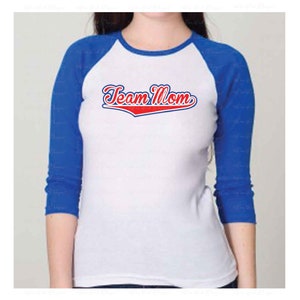 Team Mom Script SVG DXF PNG Cut File - Etsy