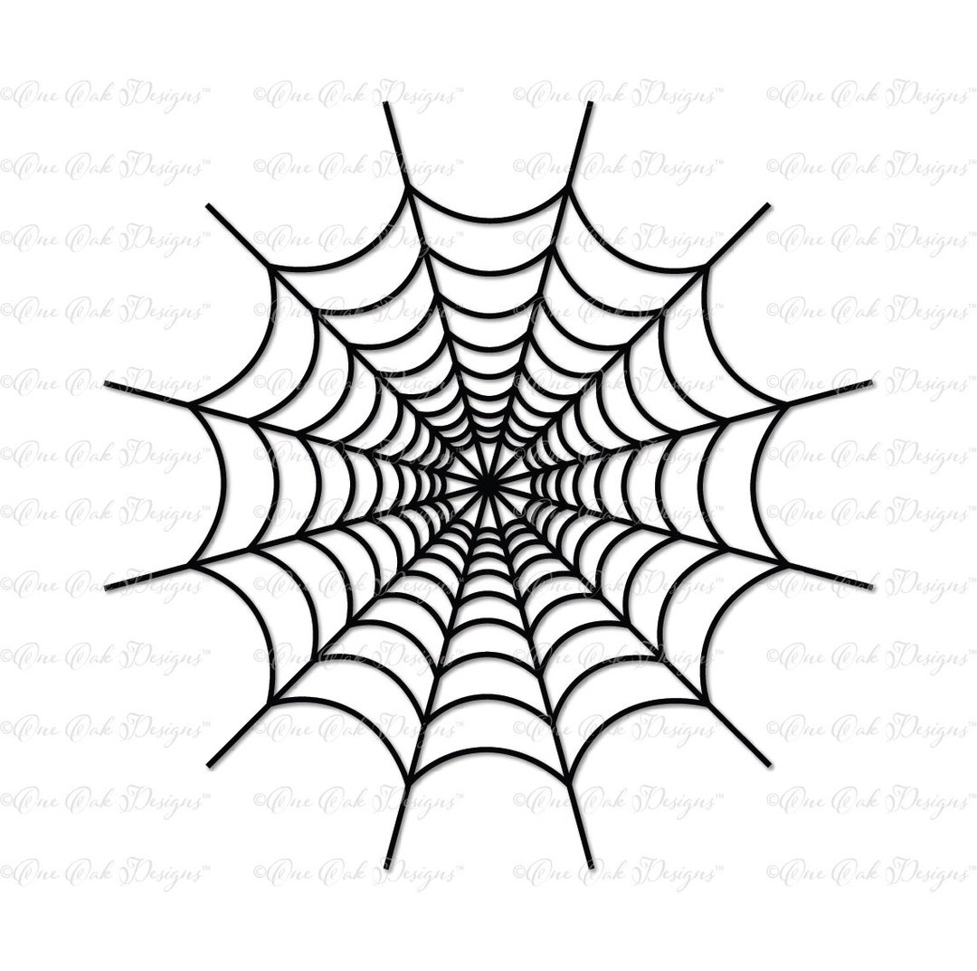 Spider Web SVG DXF PNG Cut File for Cameo, Cricut & Other Electronic ...
