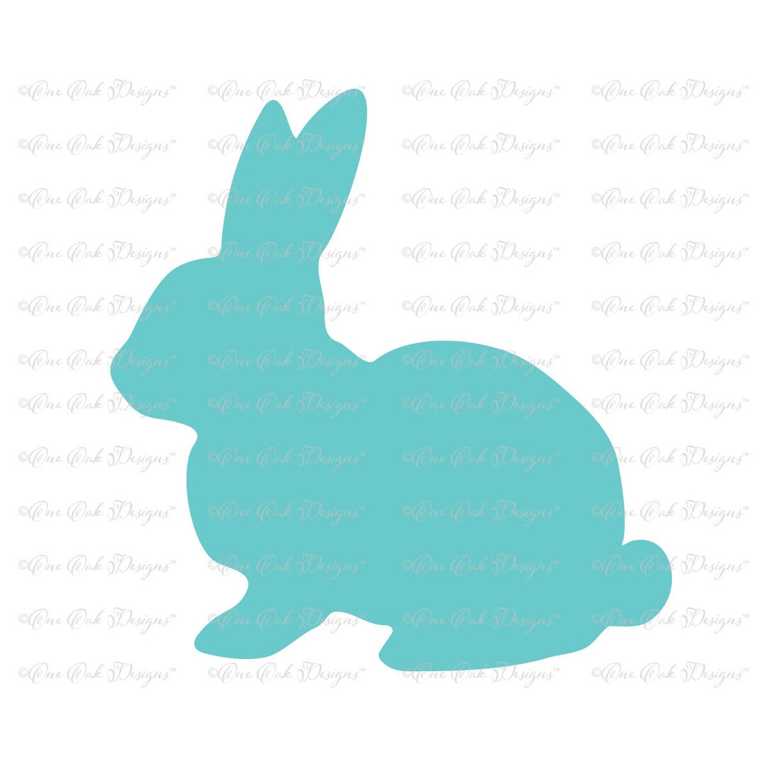 Easter Bunny Rabbit Profile SVG File Svg / Dxf / Pdf / Jpg / Png / for ...