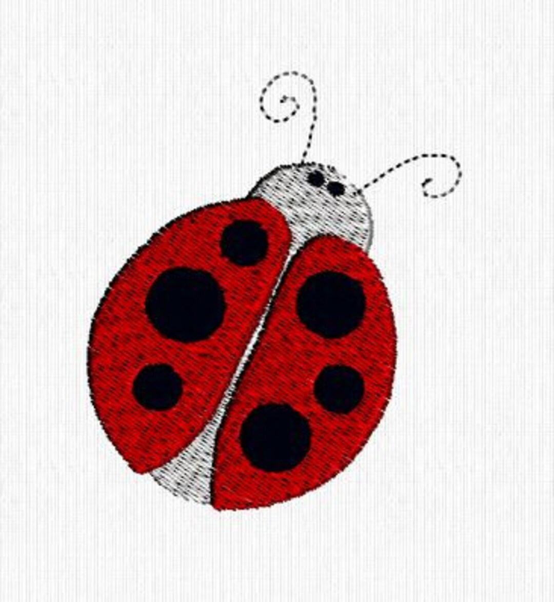 Ladybug Lady Bug Machine Embroidery Digitized File Design for 4x4 Hoop ...