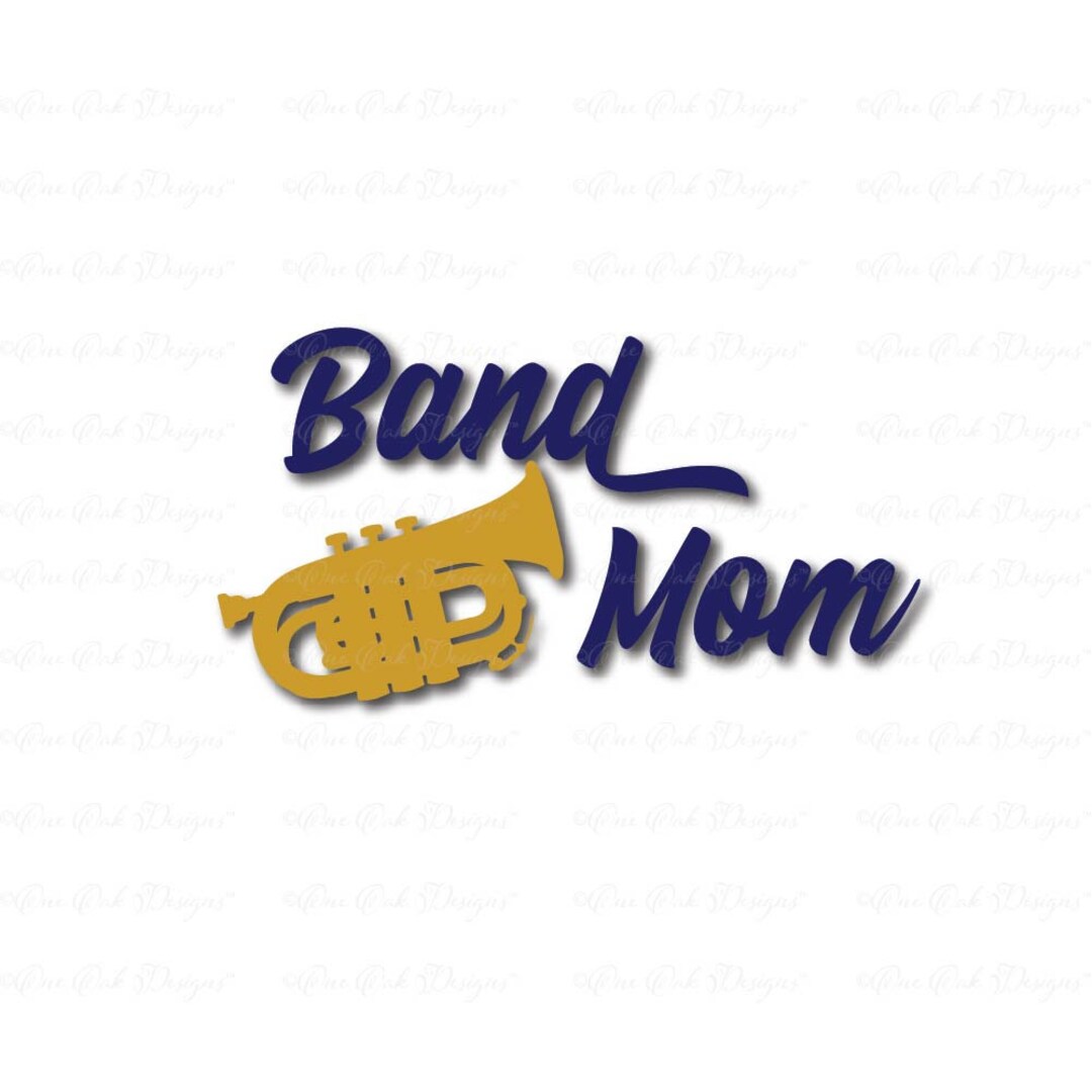 Band Mom Mellophone SVG File / Dxf / Png / for Cameo, for Cricut ...
