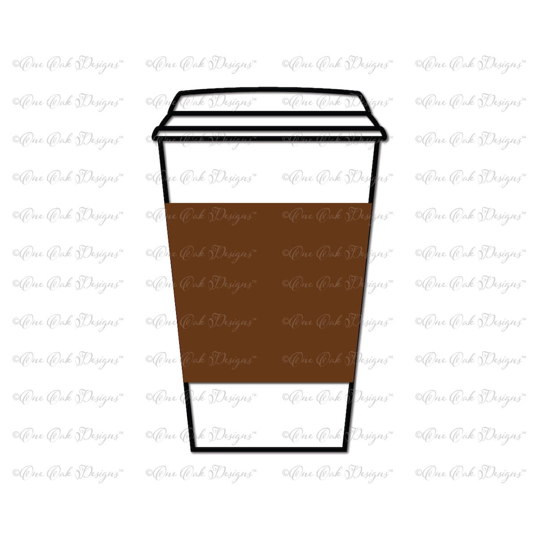 Coffee Cup SVG File Svg Dxf Png Pdf Jpg for Cricut Cameo and Other ...