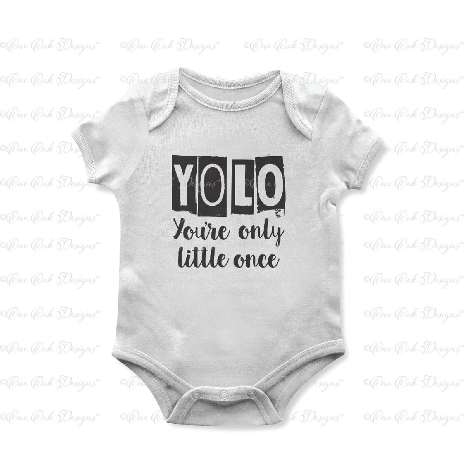 YOLO You're Only Little Once SVG DXF Png Cut File for | Etsy