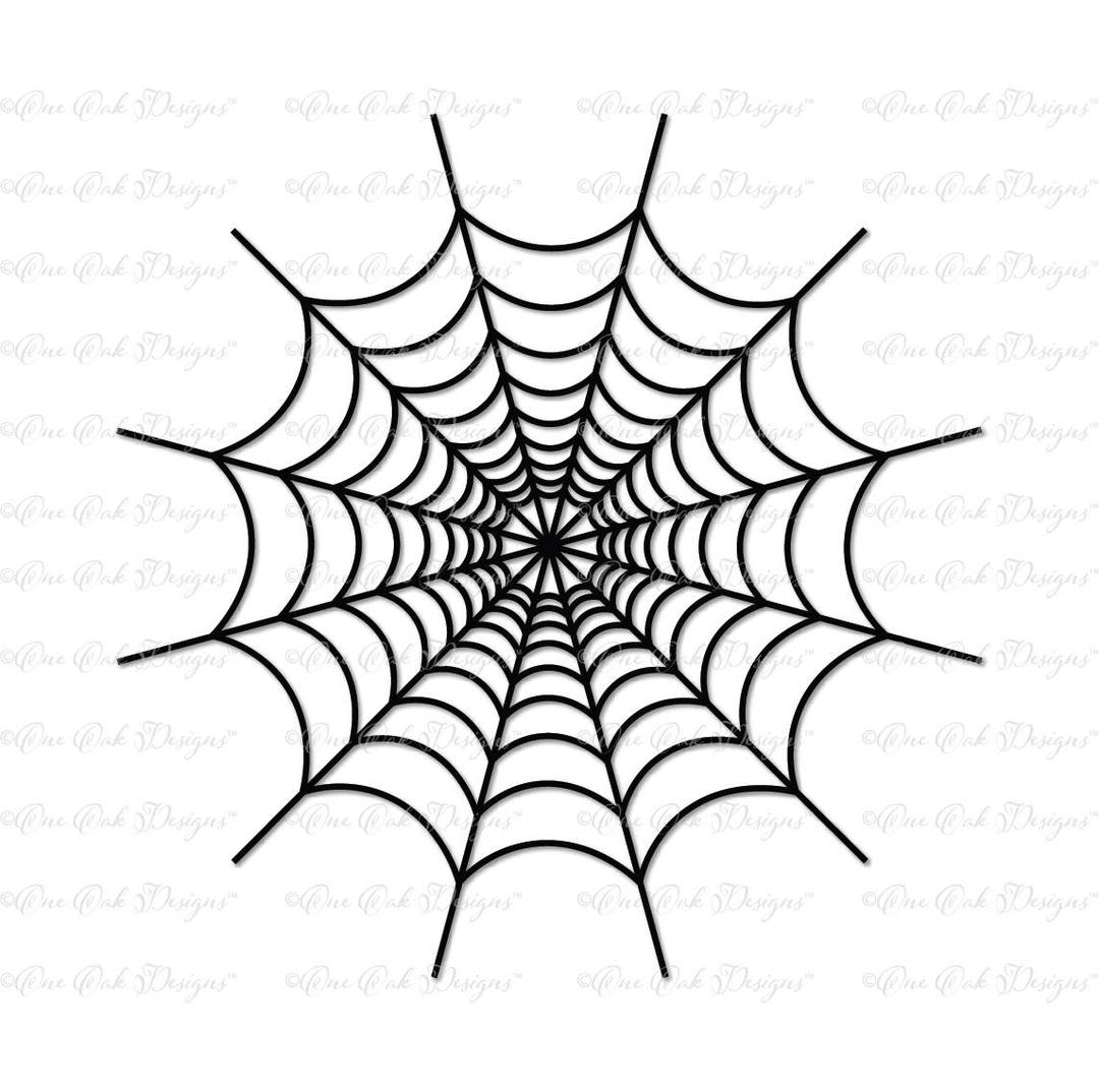 Halloween Spider Web SVG DXF PNG for Cameo Cricut & Other Electronic ...