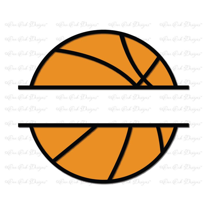 Split Basketball Svg - Etsy