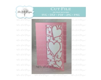 Swirl Filigree Heart SVG File / PDF / Dxf / Jpg / Png / Swirly Heart ...