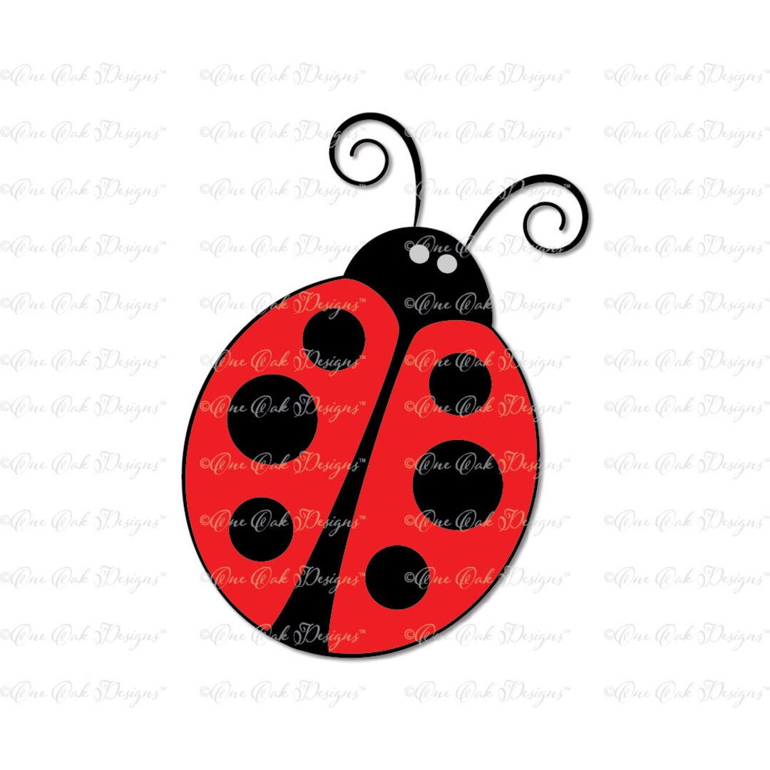 Lady Bug Ladybug SVG DXF PNG for Cameo, for Cricut & Other Electronic ...