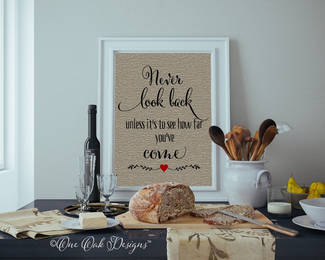 Never Look Back Quote SVG File PDF / Dxf / Jpg / Png / Eps / - Etsy