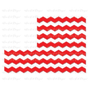 Chevron Flag Monogram Frame SVG File Svg / DXF / PDF / Jpg for Cameo ...