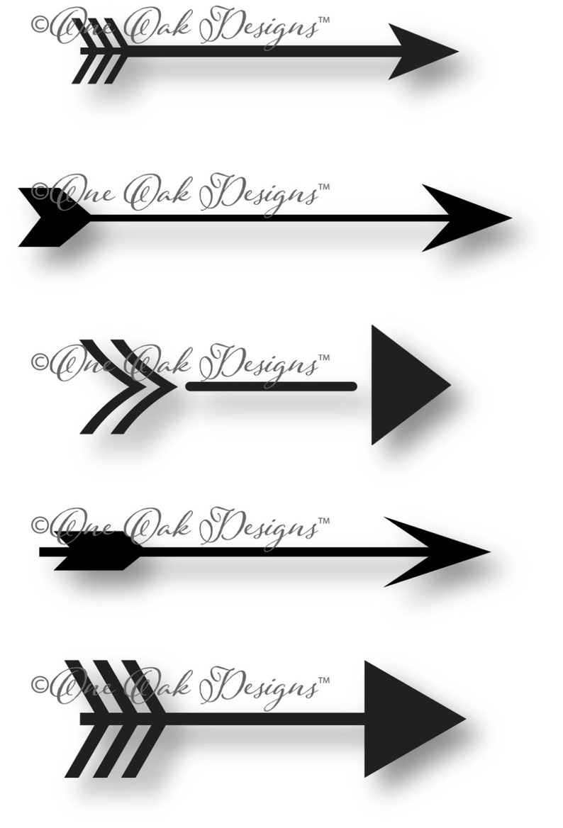 Arrows SVG File / DXF / PDF / Ai / Eps / Jpg / Png Svg File | Etsy