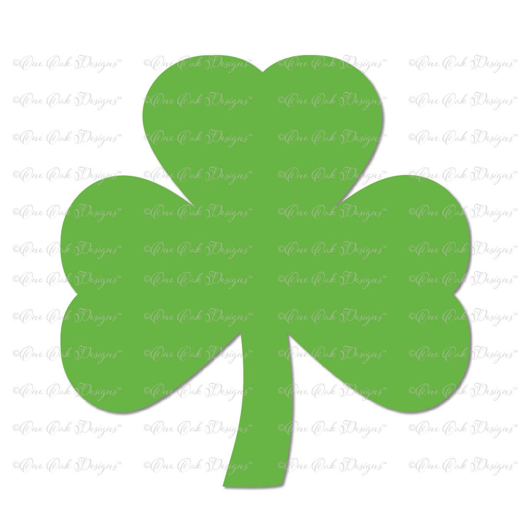 Shamrock SVG Cut File Dxf / Pdf / Png / Jpg for Cricut Explore, Cameo ...