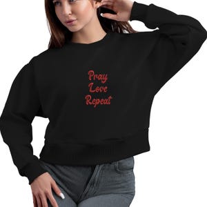 Pray Love Repeat Christian Slogan Transparent PNG - Etsy