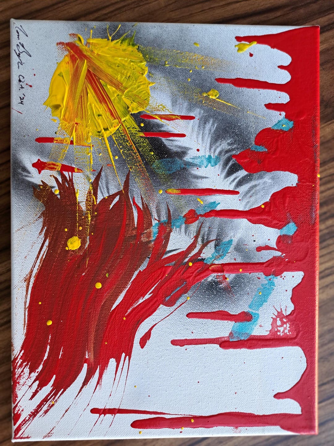 9" X 12" Abstract - Native American Inspired - Etsy