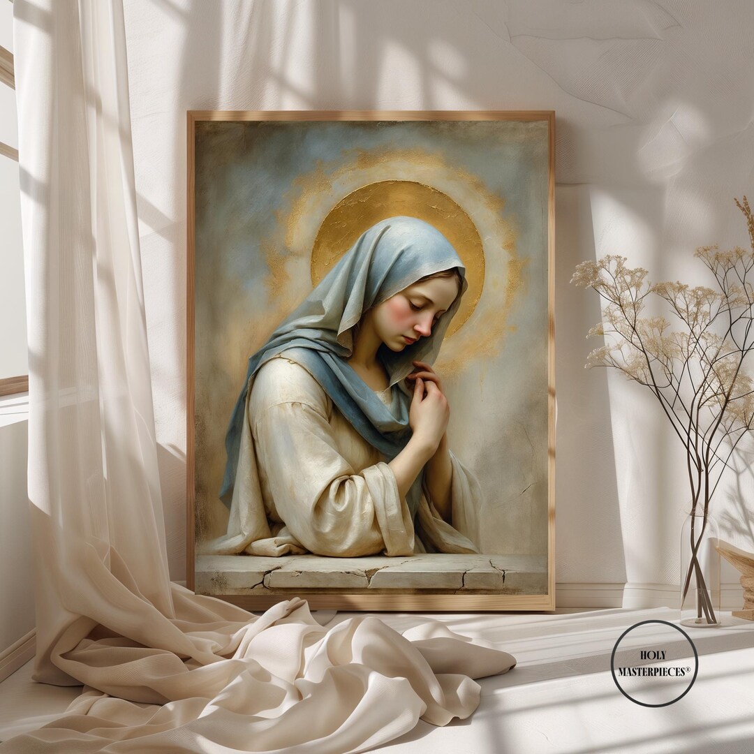Mother of Sorrows Art Print | Christian Marian Wall Art (digital ...