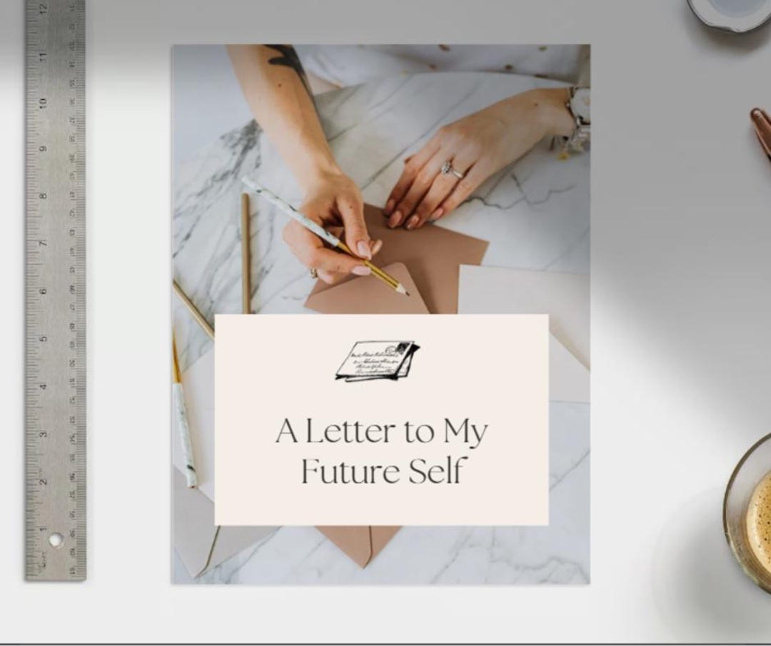 Letter to My Future Self Printable Manifestation Visualization ...