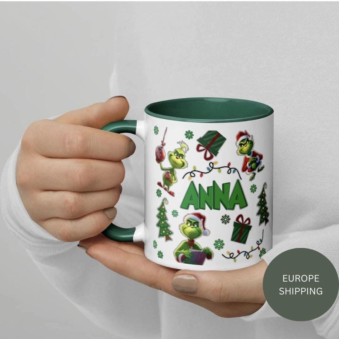Personalised Grinch Christmas Mug Grinch Mug Christmas Mug Gift europe ...