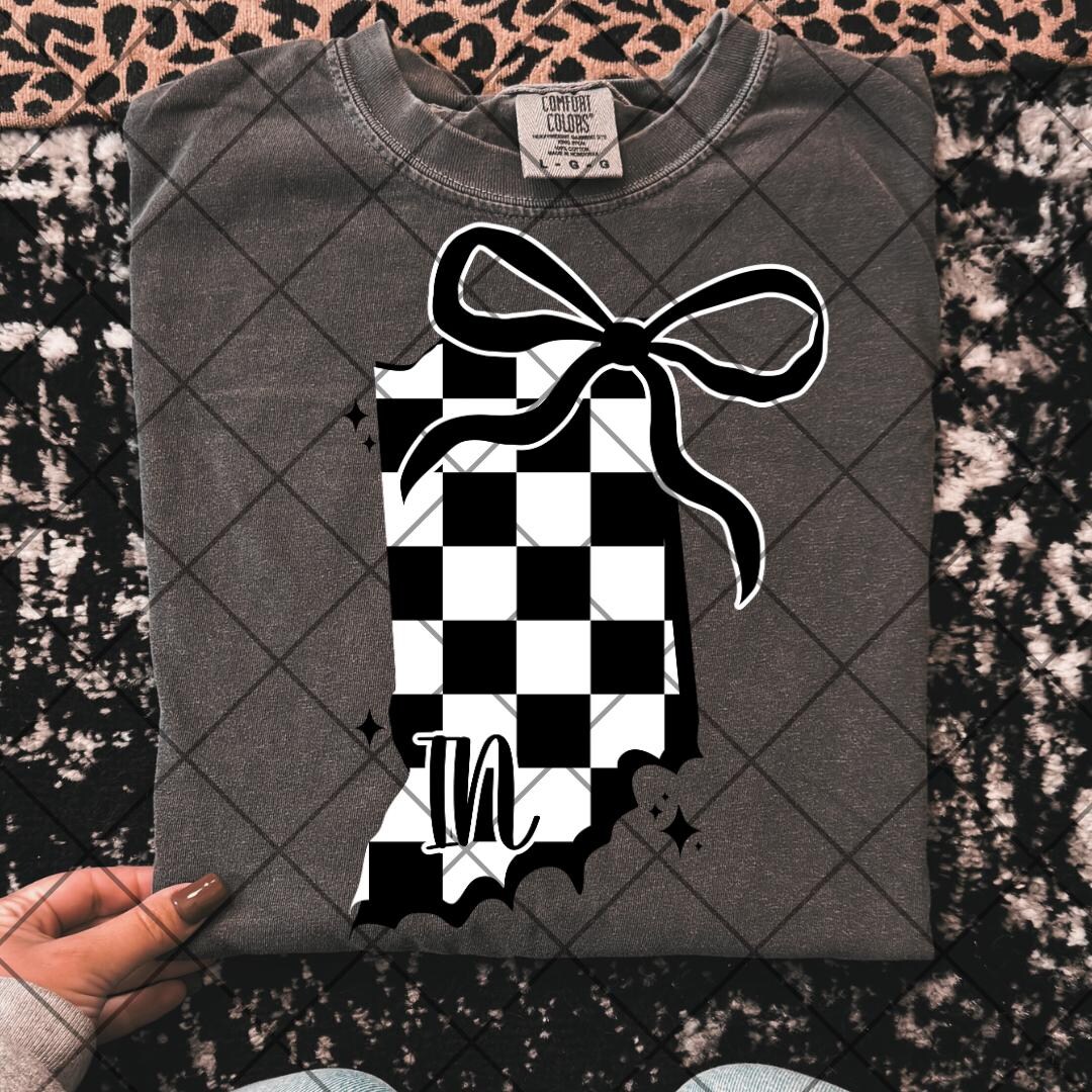 IN Checkered Png Indiana Check Png Check Png Indiana State Digital IN ...