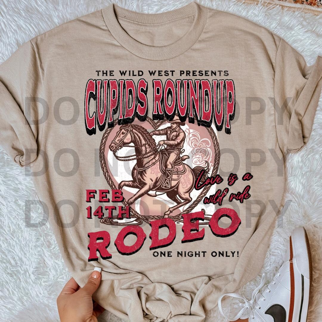Valentine Rodeo Png Wild West Rodeo Png Cupids Roundup Png Vintage ...