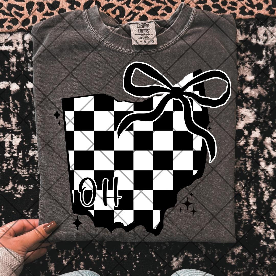 OH Checkered Png Ohio Png Checkered Png Ohio State Digital Oh Png Oh ...