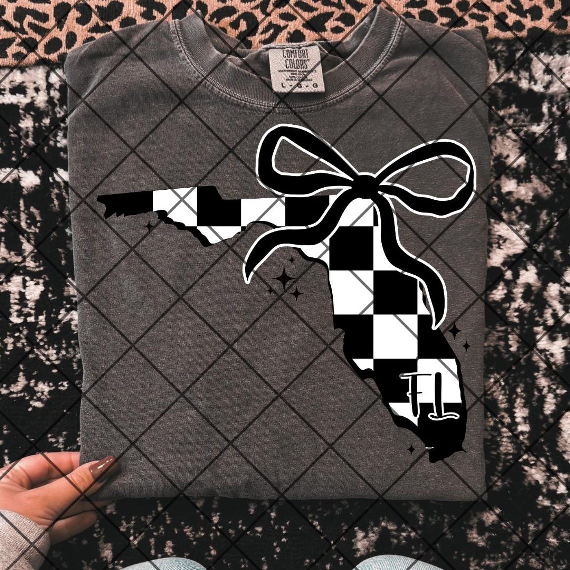 FL Checkered Png Florida Check Png Camo Png Florida State Digital FL ...
