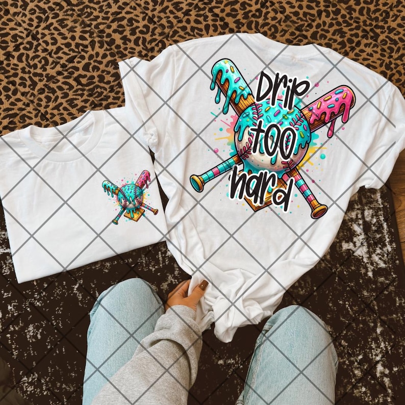 Drip Too Hard Png Ice Cream Drip Png Boy Baseball Drip Pngtrendy Sports ...