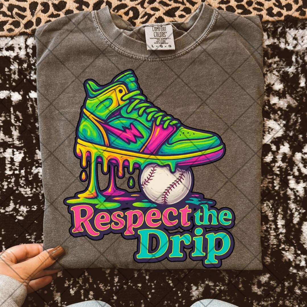Respect the Drip Png Ice Cream Drip Png Boy Baseball Png Shoes Ice ...