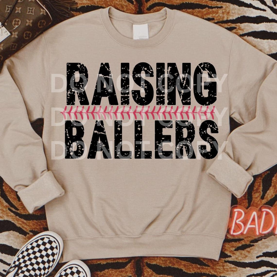 Raising Ballers Png Baseball Digital Download Png Baseball Mom Baseball ...