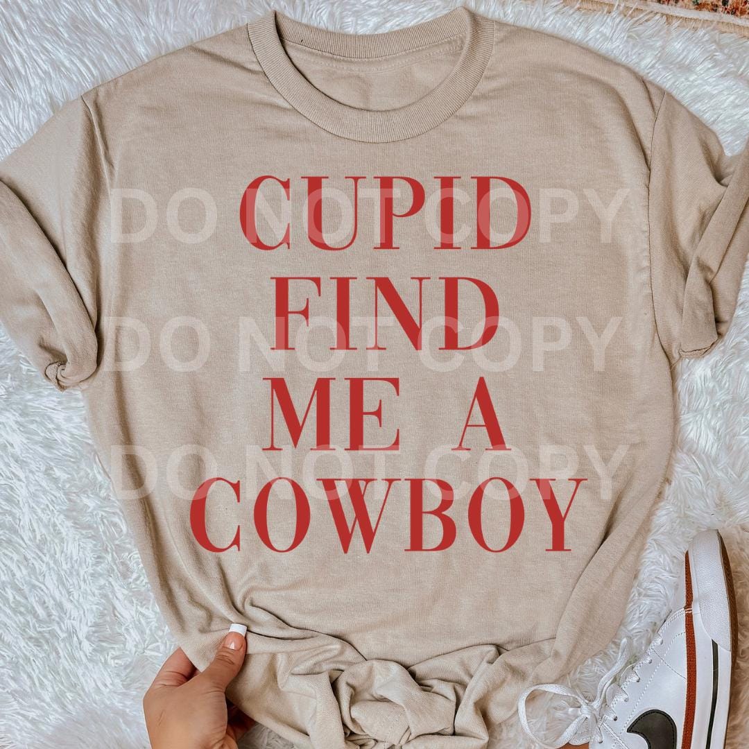 Cupid Find Me a Cowboy Png Cupid Png Cowboy Png Cowboy Valentine Png ...
