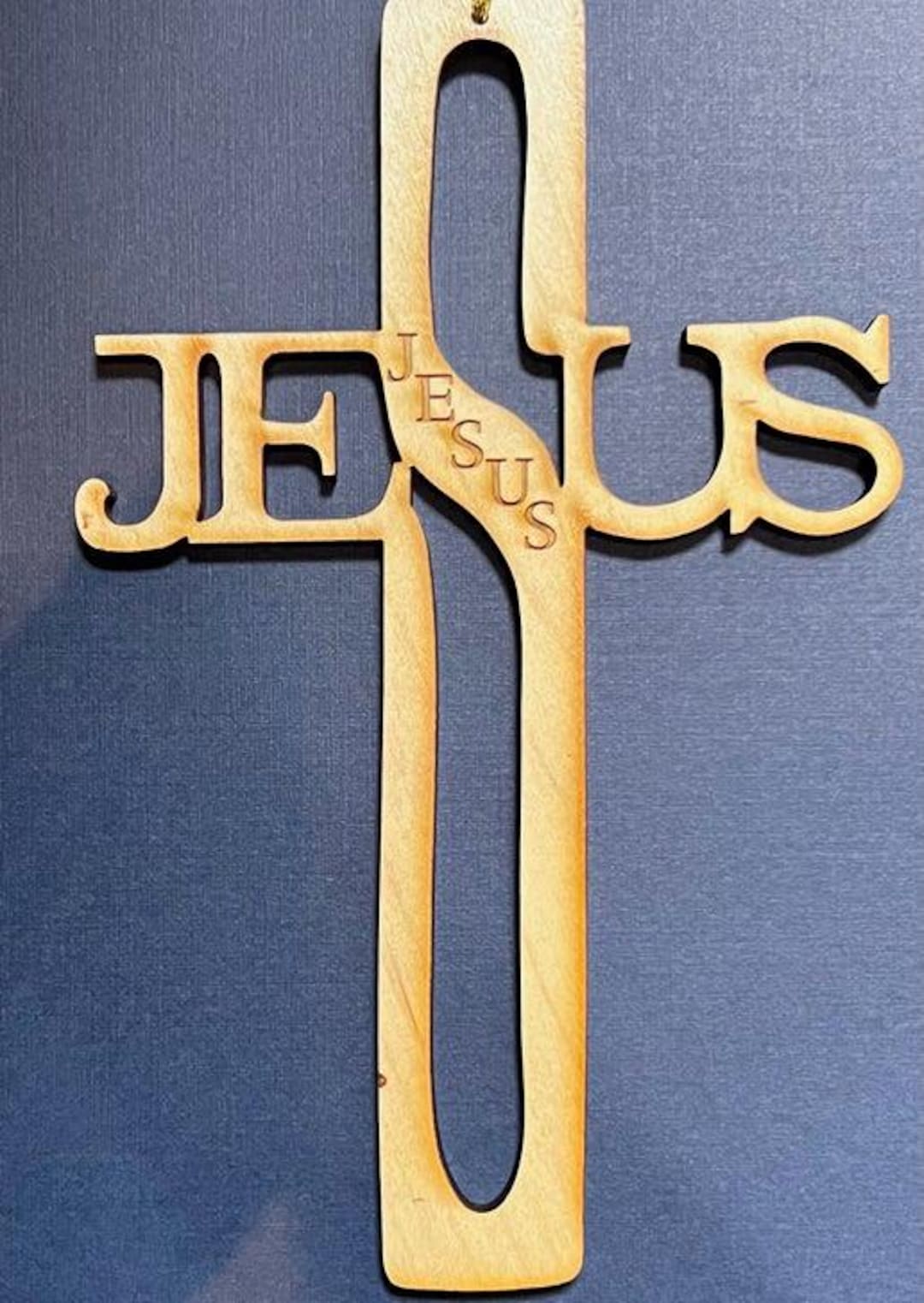 7" Jesus Wooden Cross - Etsy