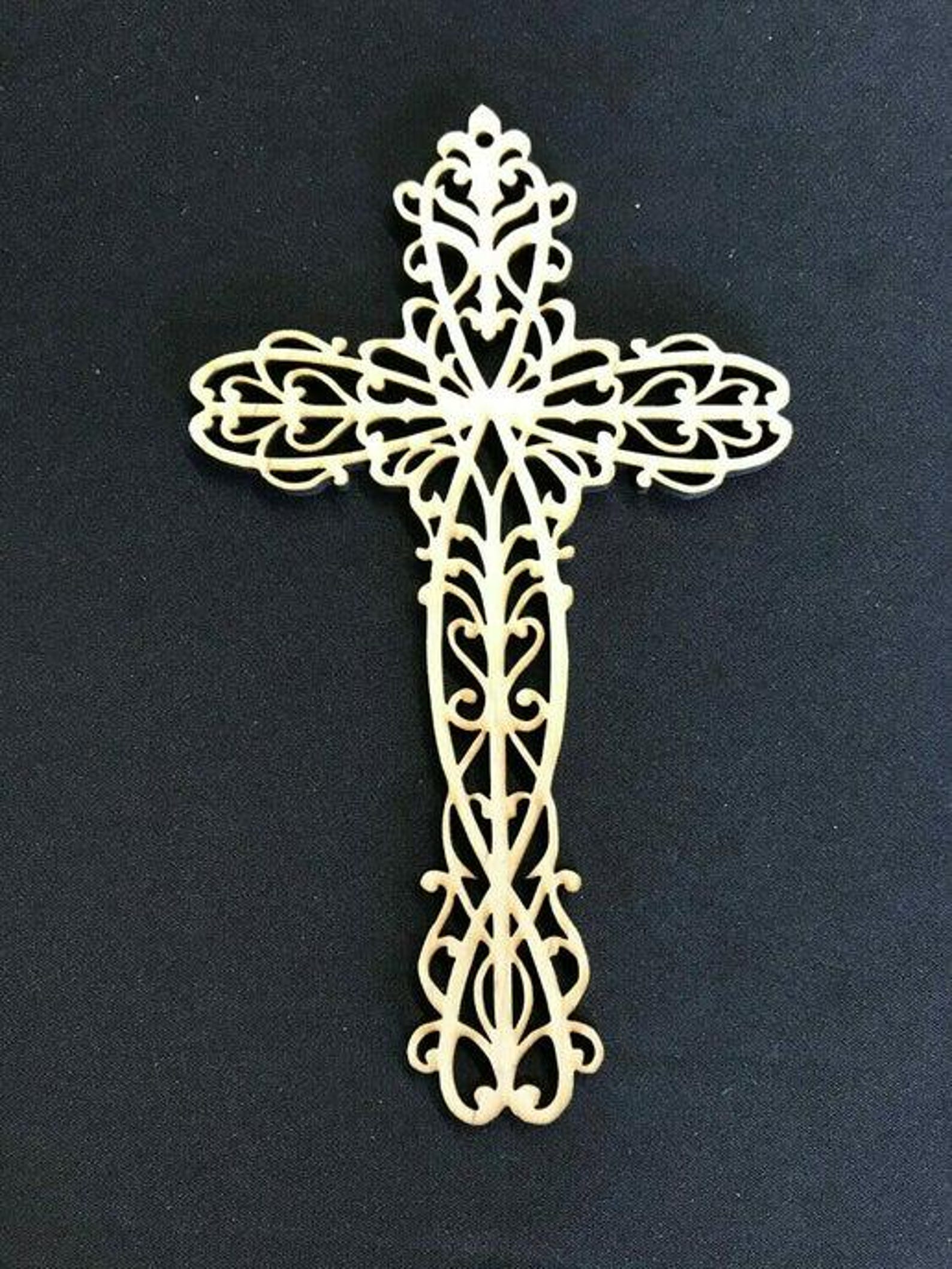7" Majestic Wooden Cross - Etsy