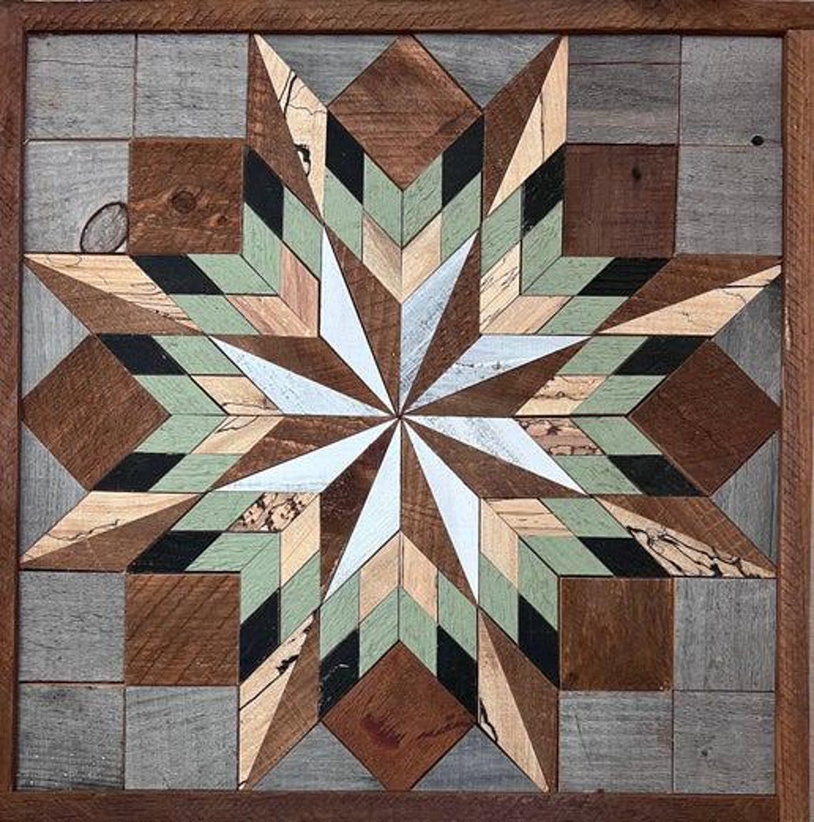 Amish Made Barn Quilt 22x22 - Etsy