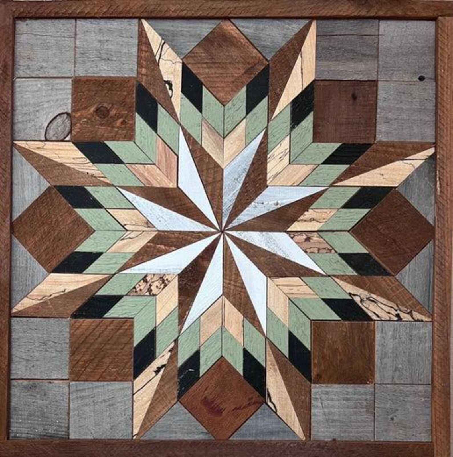 Amish Made Barn Quilt 22x22 - Etsy